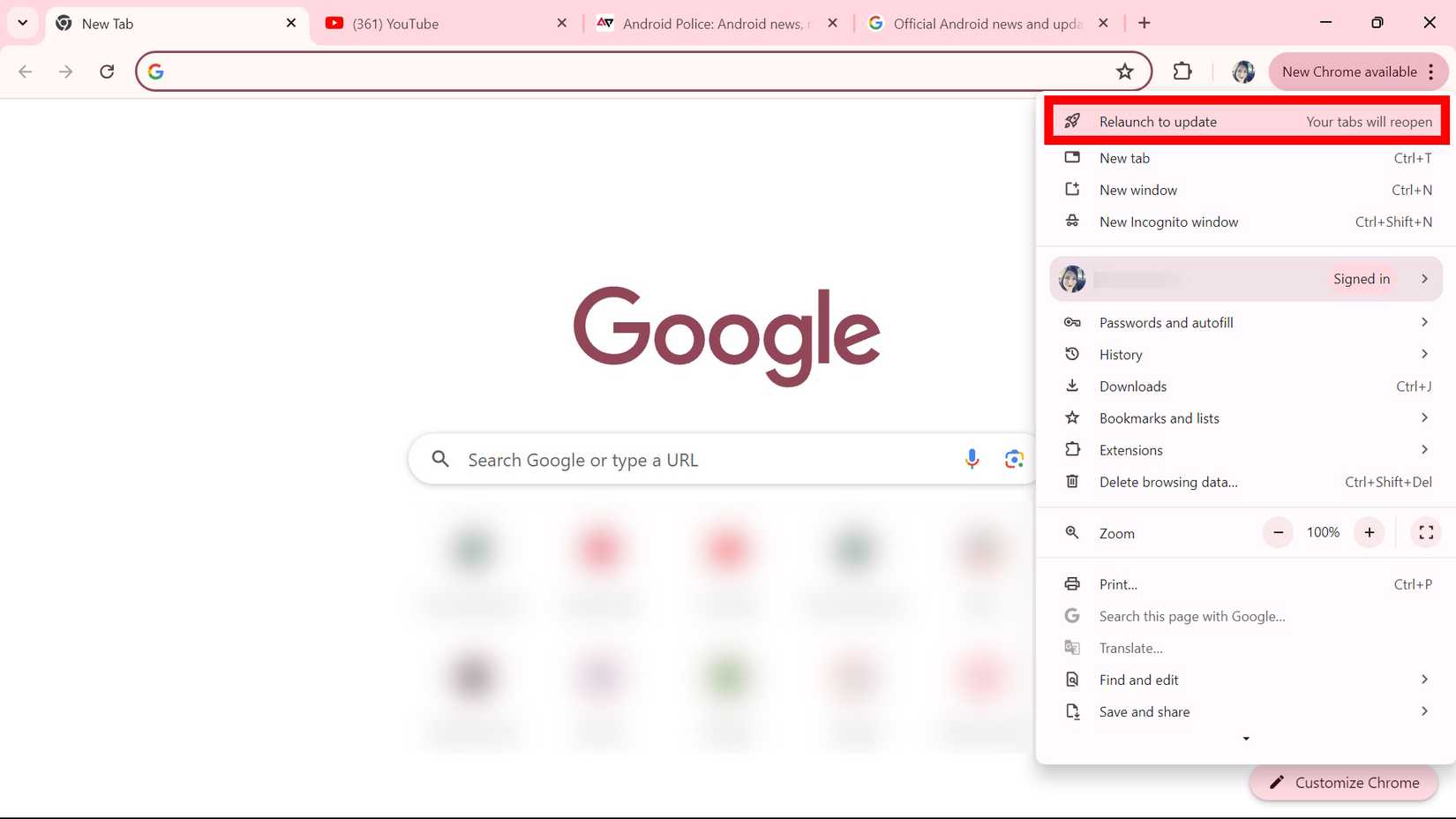 Google Chrome: How to restore closed tabs and sessions