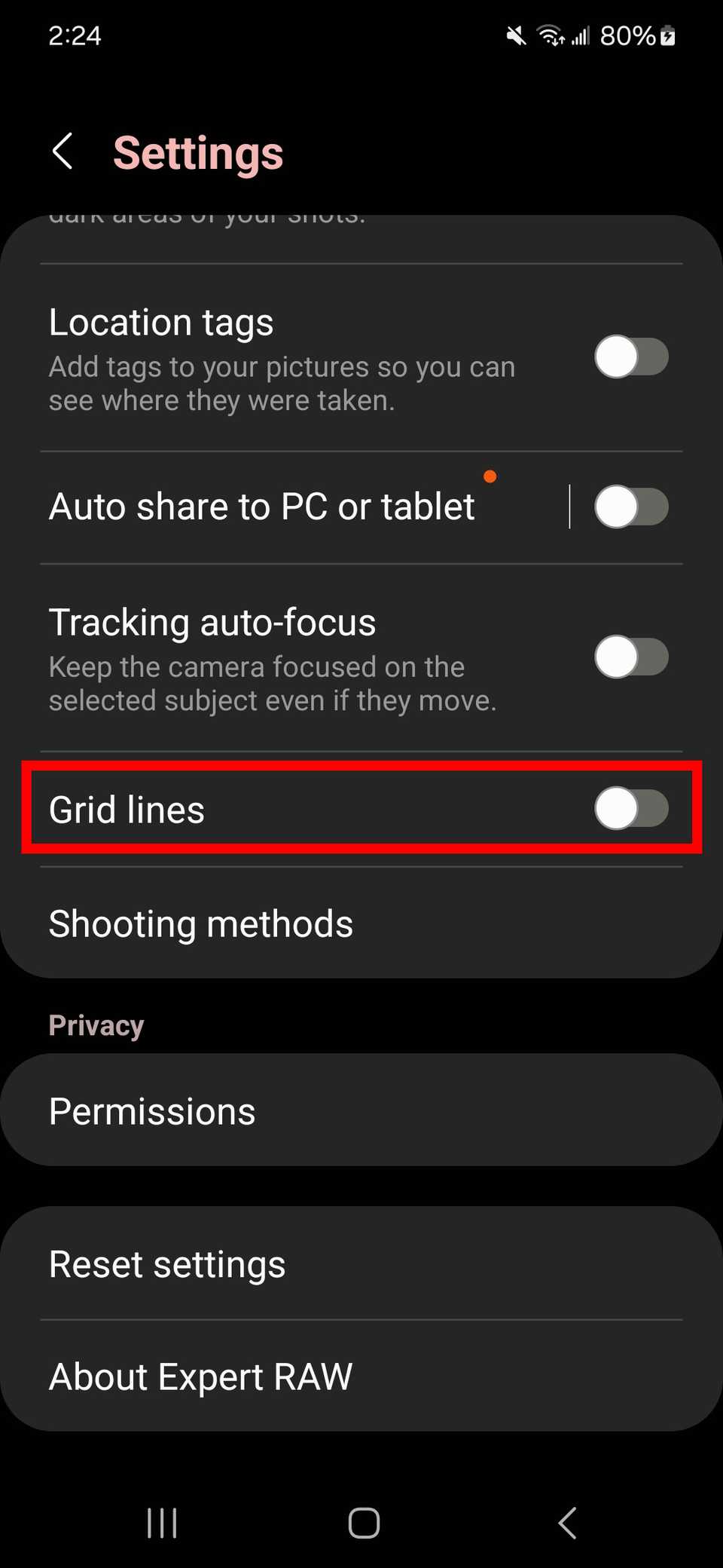 How to add gridlines in your Android's camera app and get the perfect shot