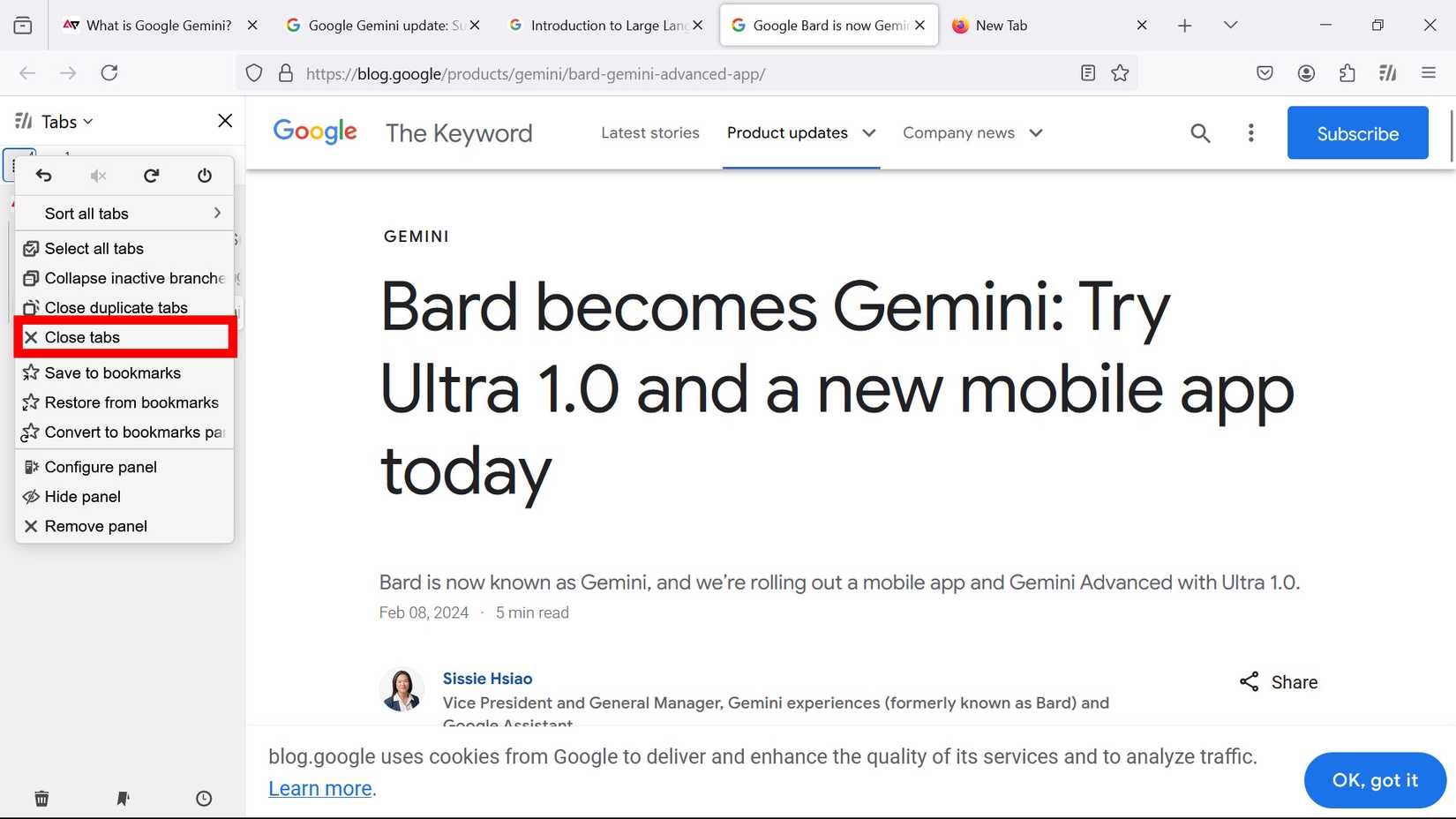 Mozilla Firefox: How to use and add group tabs in the web browser