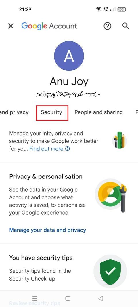 Google Authenticator: How to get backup codes