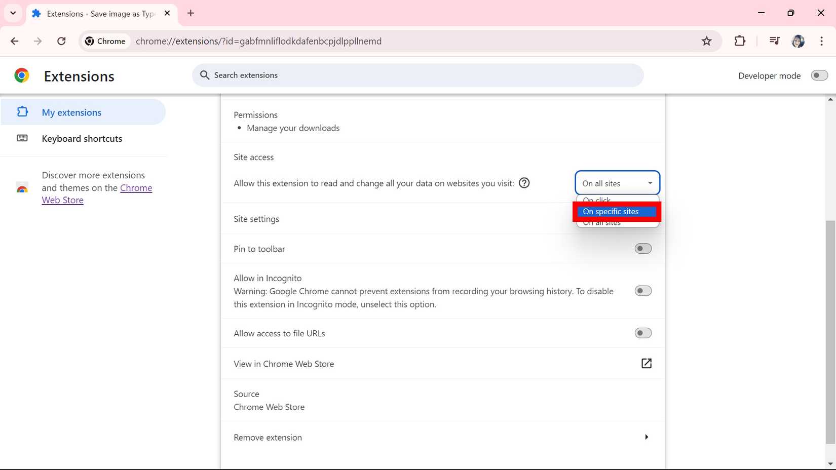 How to disable and remove Google Chrome extensions
