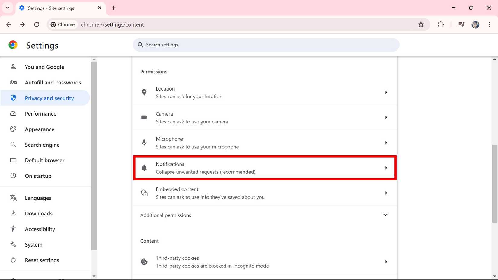 Google Chrome: How to disable push notifications on your browser