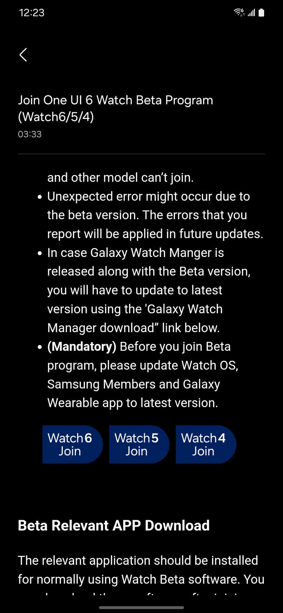 More Samsung wearables now have access to One UI 6 Watch beta