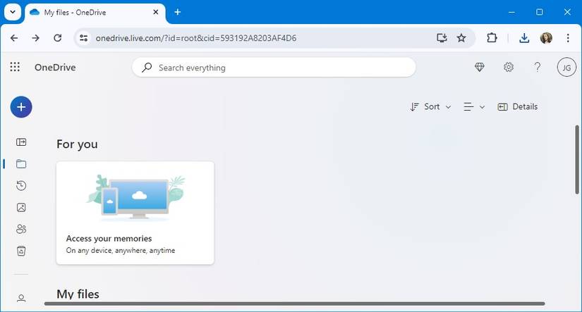Microsoft OneDrive: How to create files and folders