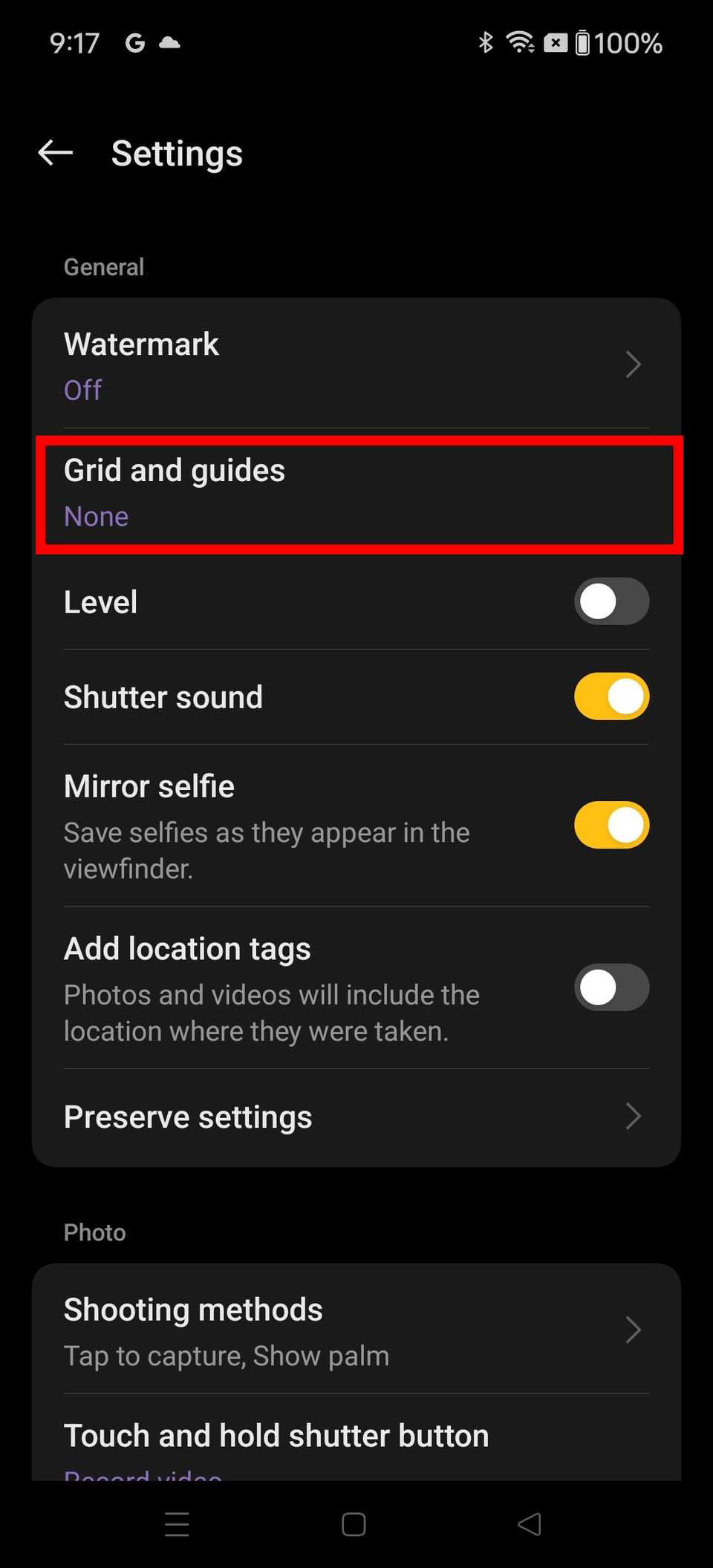 How to add gridlines in your Android's camera app and get the perfect shot
