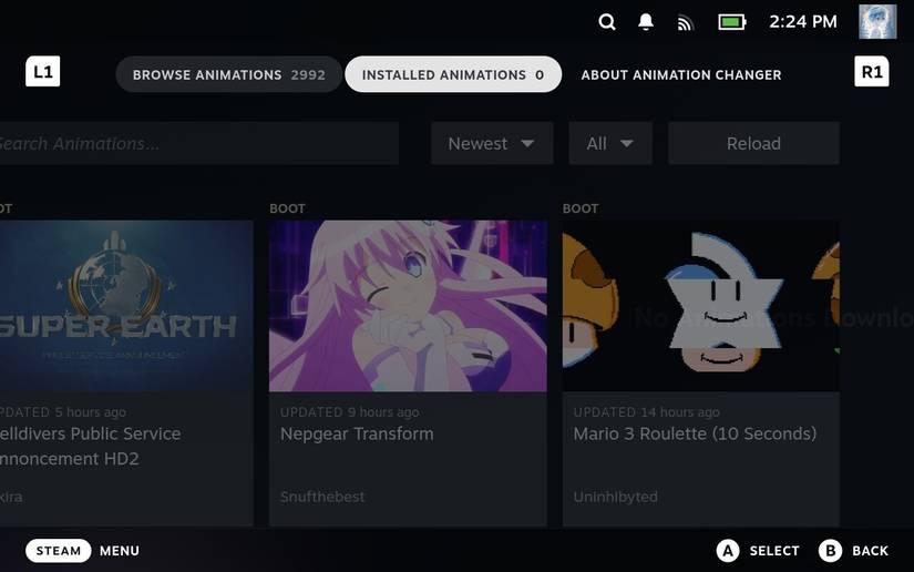 Steam Deck: How to add custom boot animations