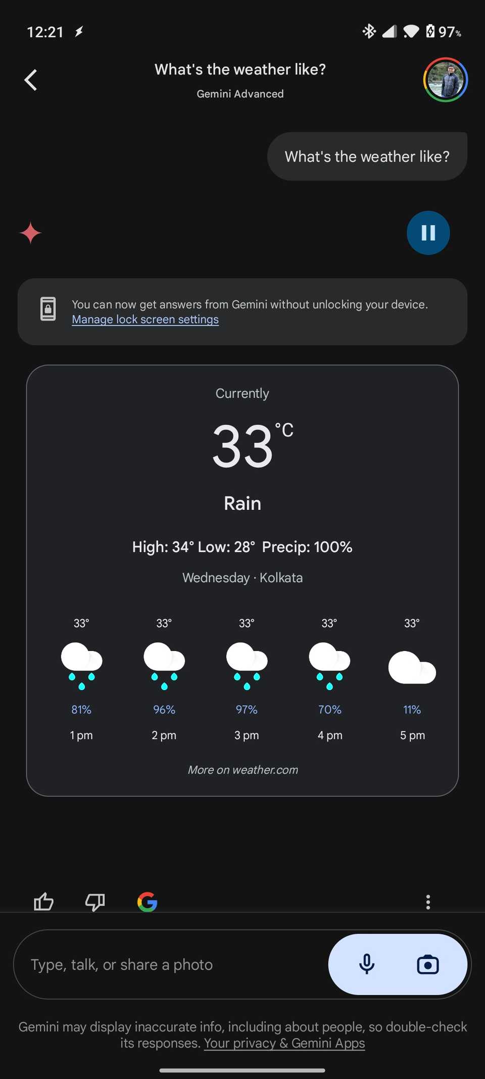 Gemini on Android just got a lot more useful on the lock screen