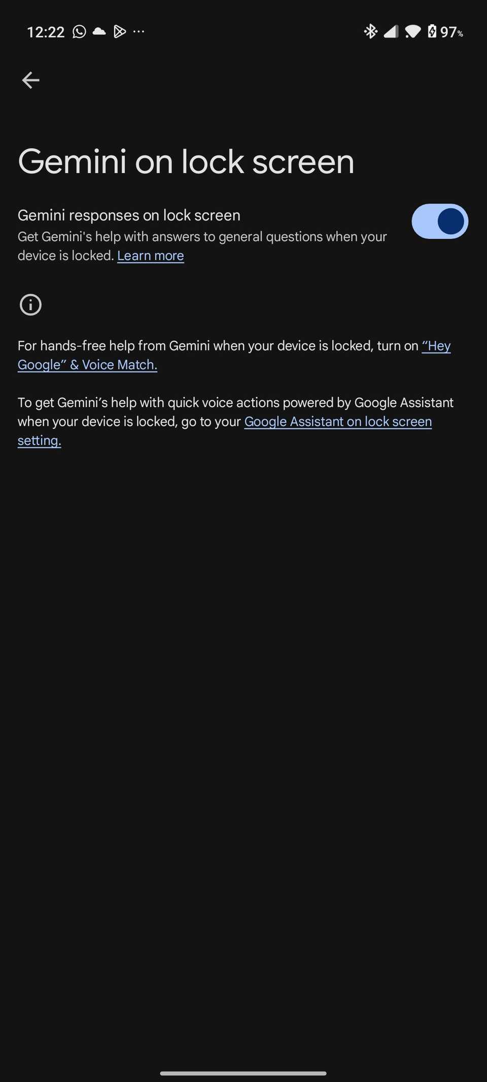 Gemini on Android just got a lot more useful on the lock screen
