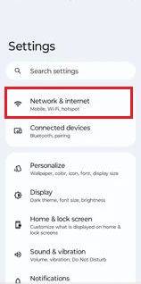 motorola data settings