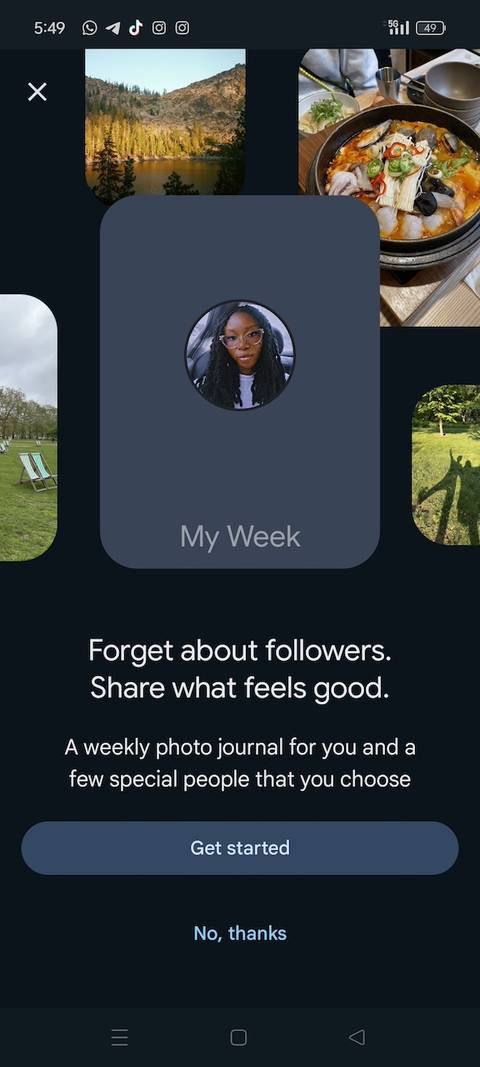 How to use Google Photos My Week