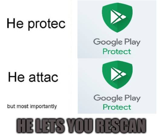 The Google Play Store's malware scanner could add this useful new button