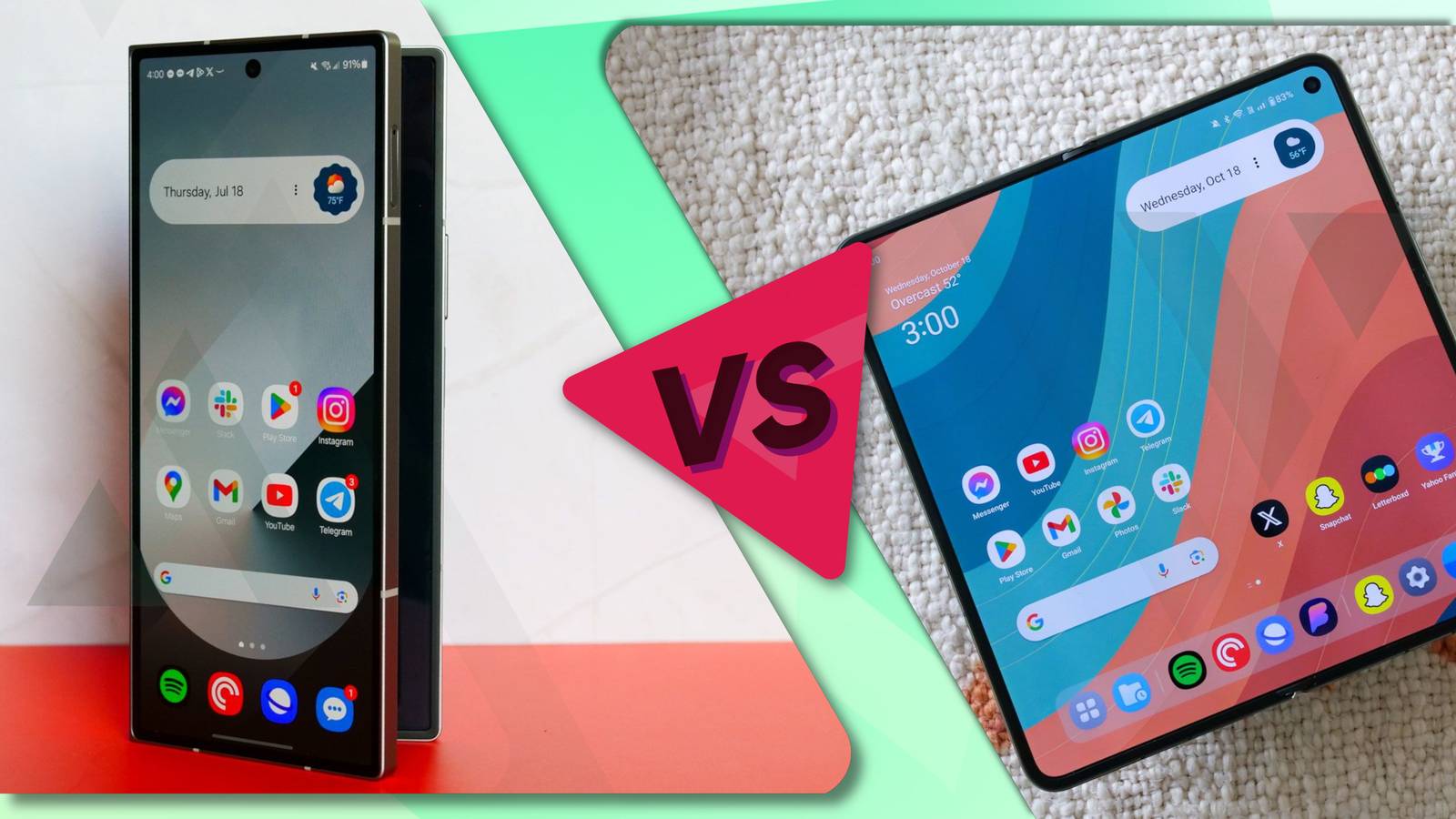 Samsung Galaxy Z Fold 6 vs. OnePlus Open: A surprisingly hard decision