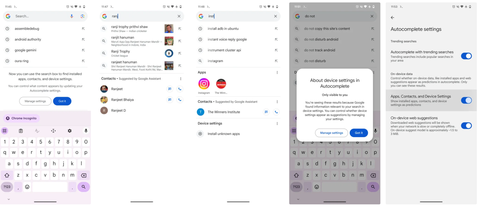The Google app could learn a trick from Apple's Spotlight Search with ...