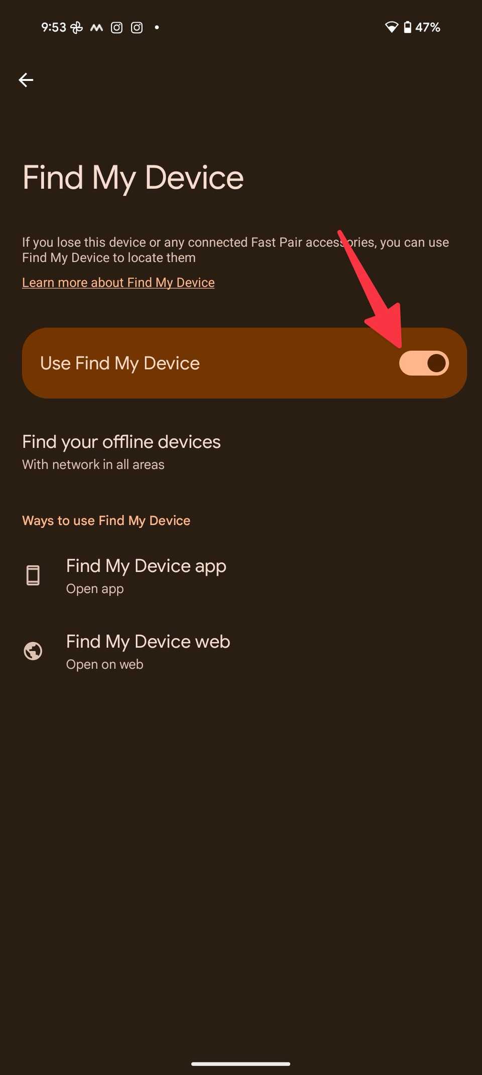 How to set up Find My Device on your Android phone