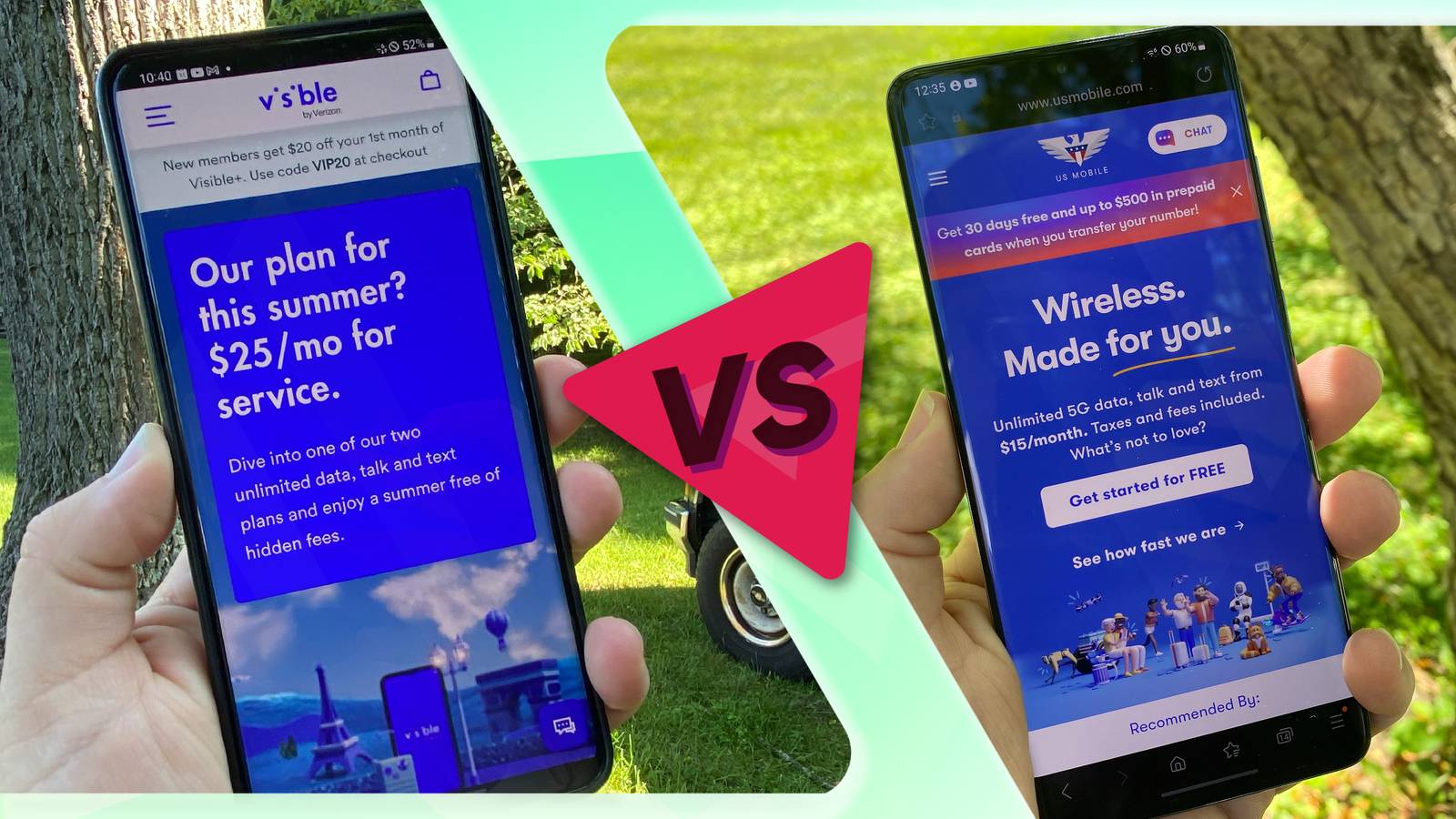 Visible vs. US Mobile: Which carrier should you pick?