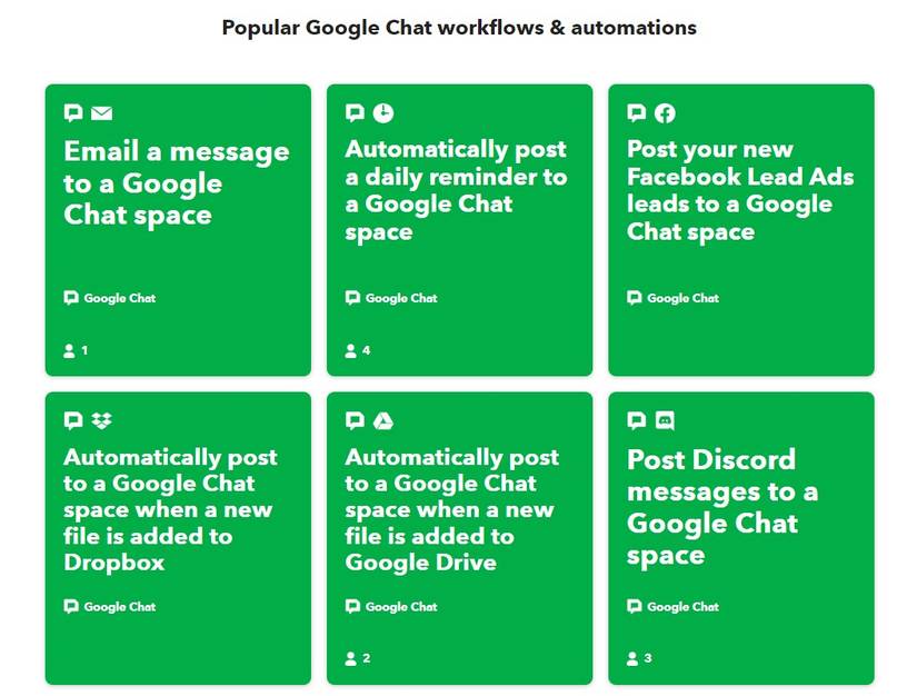 Google Chat's new IFTTT integration lets you build automations with ...