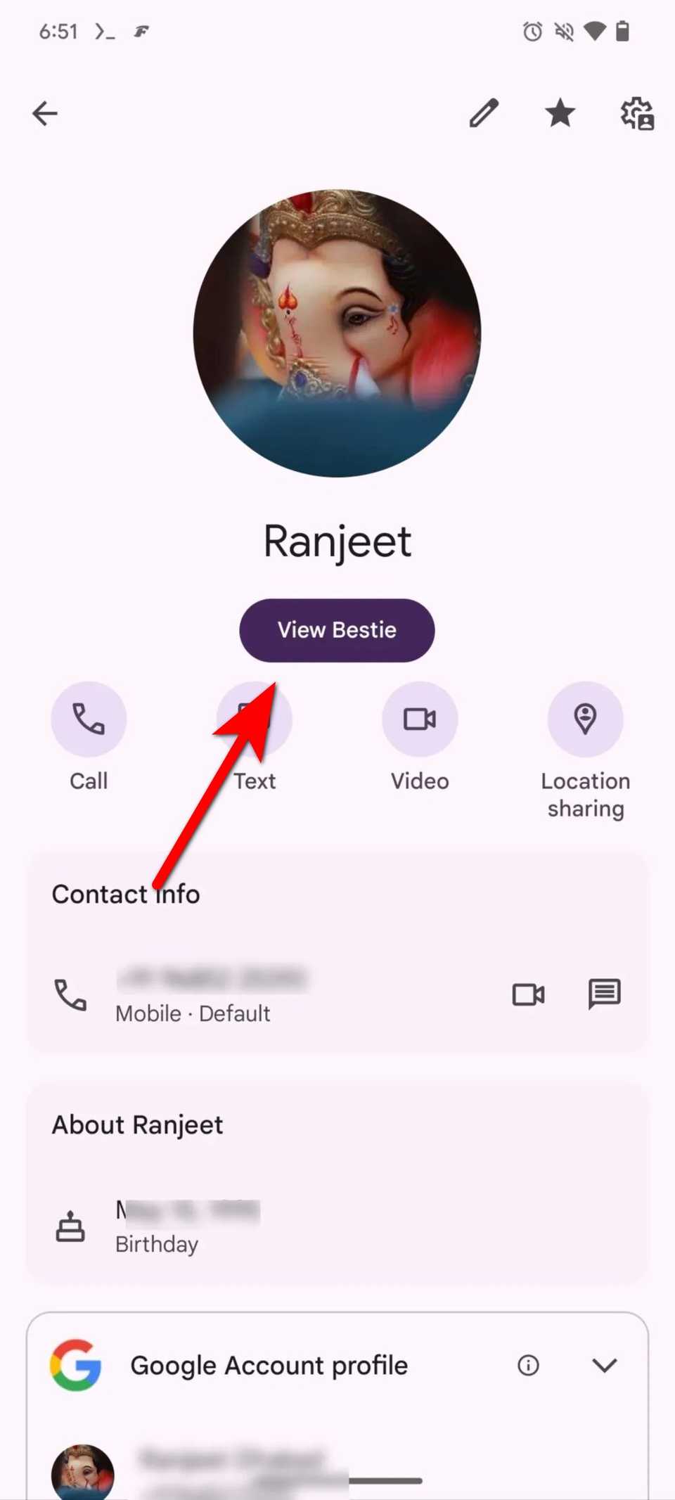 Google Contacts is learning what us humans call Besties