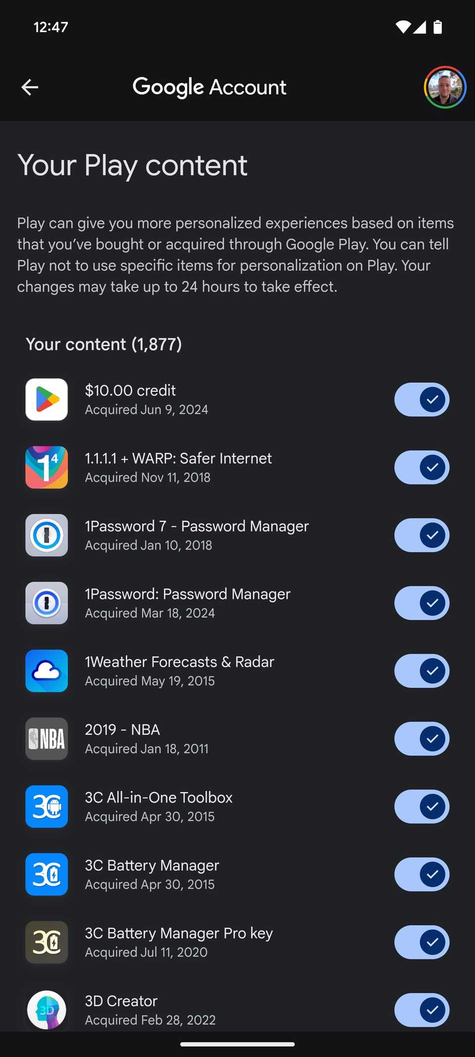 Google Play's new personal data controls are rolling out widely