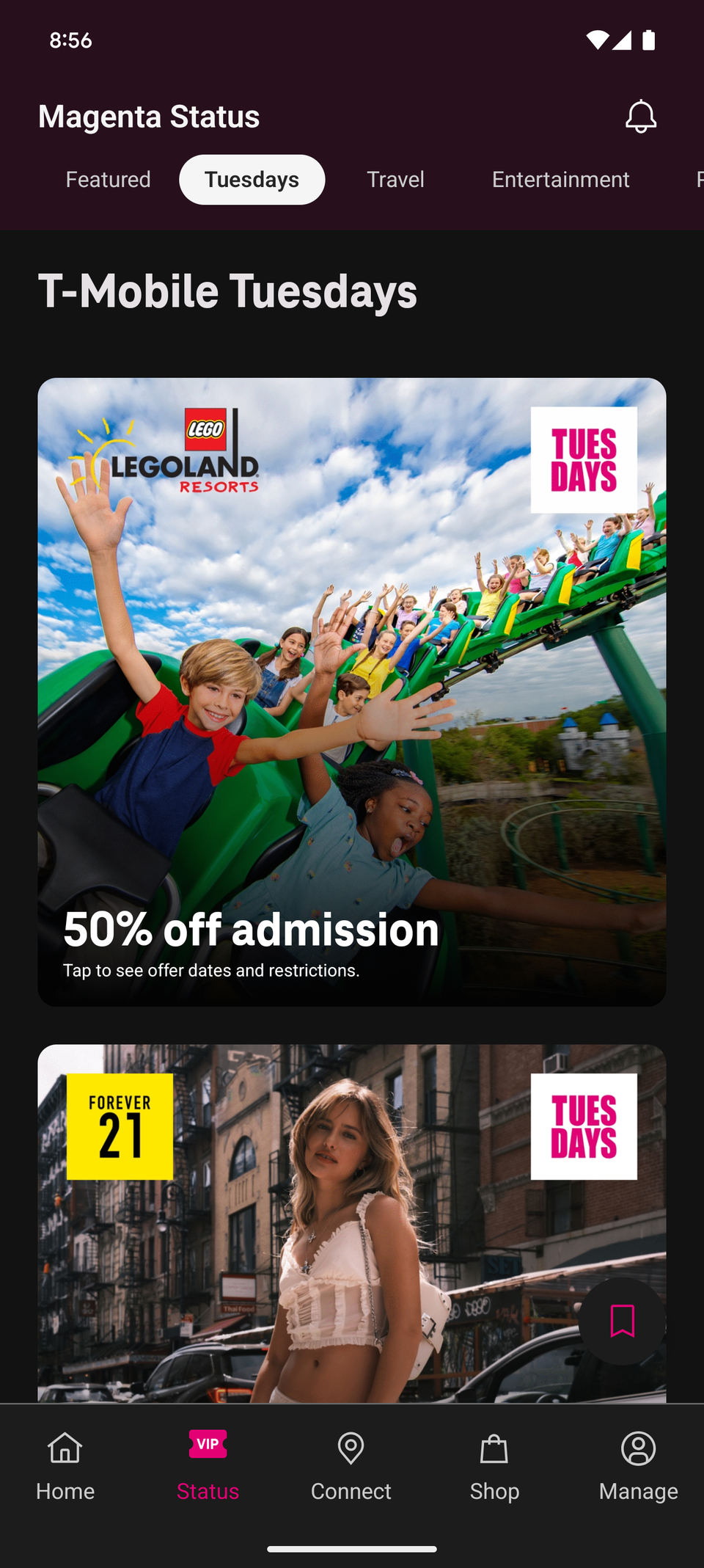 T-Mobile Tuesdays is now built into the main T-Mobile app