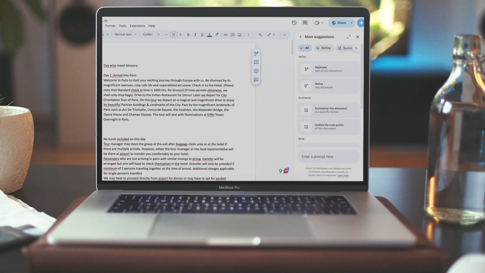 Google Docs: 5 ways to use Gemini to supercharge your research and writing
