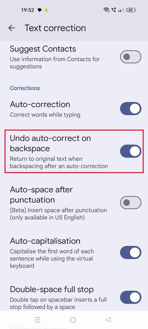 How to turn off autocorrect on your Android phone