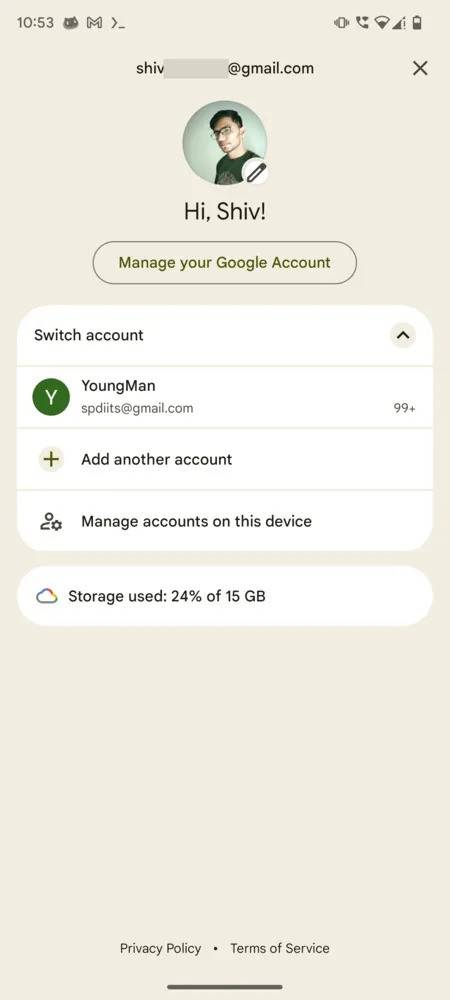 First sightings of Google's new account switcher for Android emerge