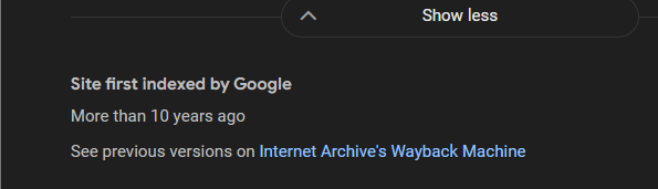 Google Search now links to archived pages for additional context