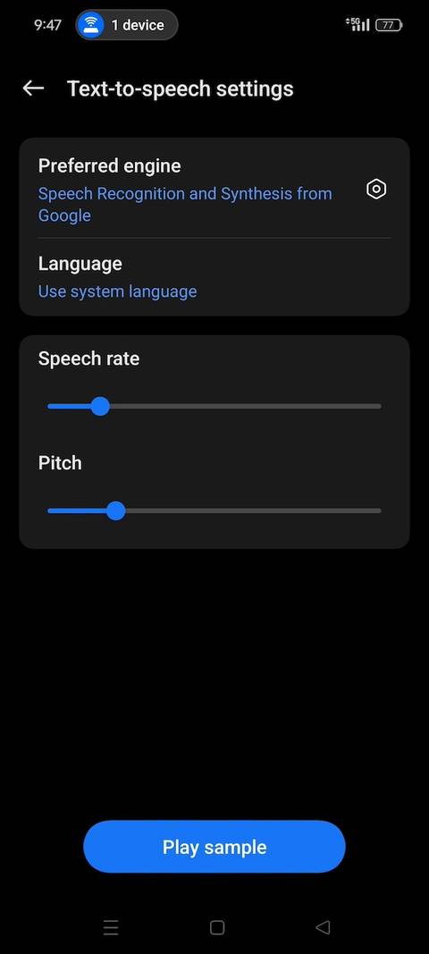 How to use Google's text-to-speech accessibility feature on Android