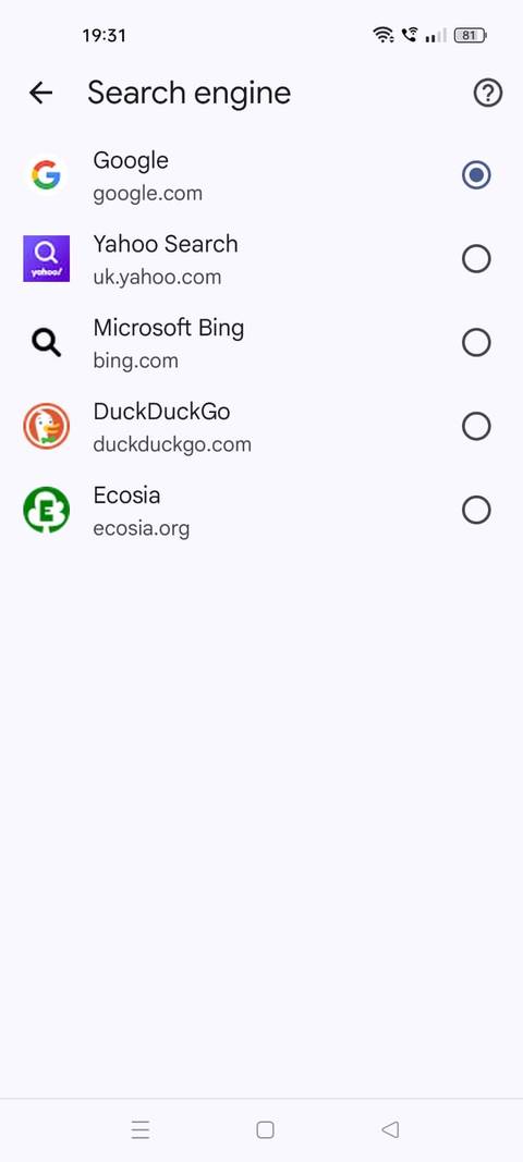 How to stop Google Chrome redirecting to Microsoft Bing