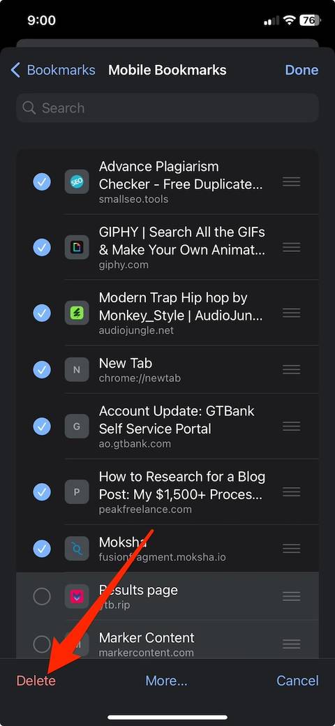 Google Chrome: How to delete all of your bookmarks