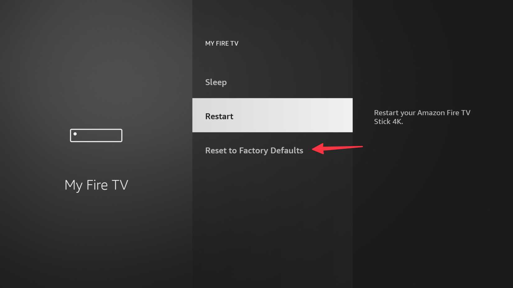 How to factory reset your Amazon Fire TV Stick