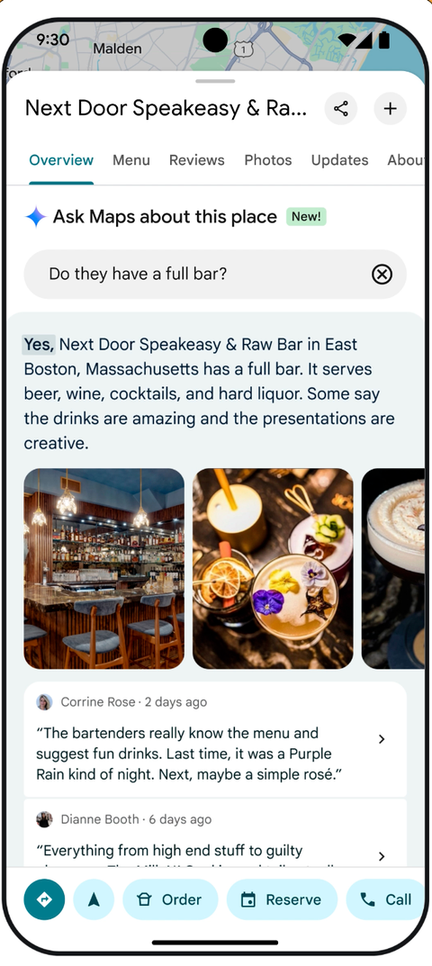 Google Maps picks up Gemini integration to answer travel questions