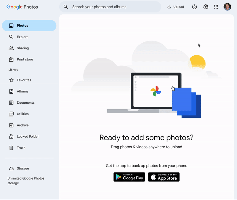 Google Photos for the web can now automatically back up files from your ...