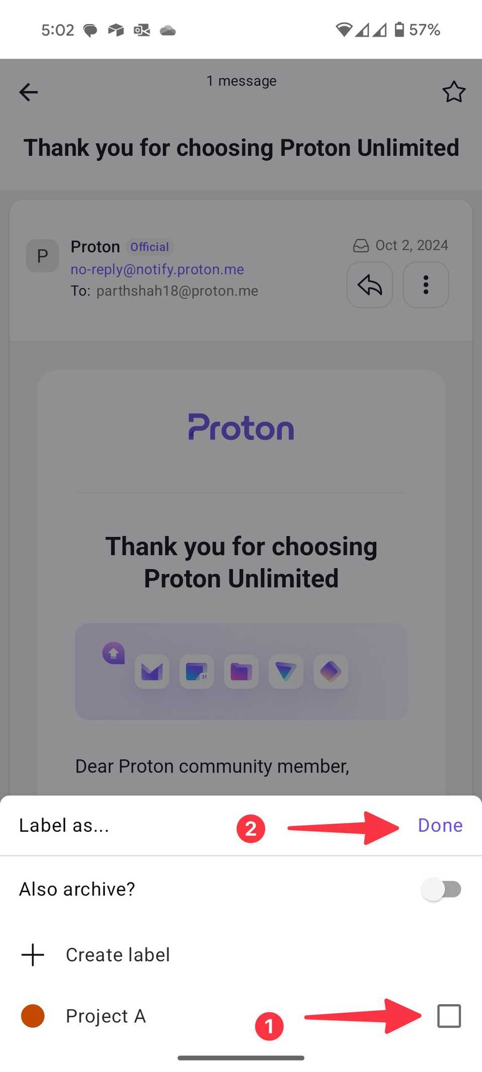Proton Mail on Android: How to set it up