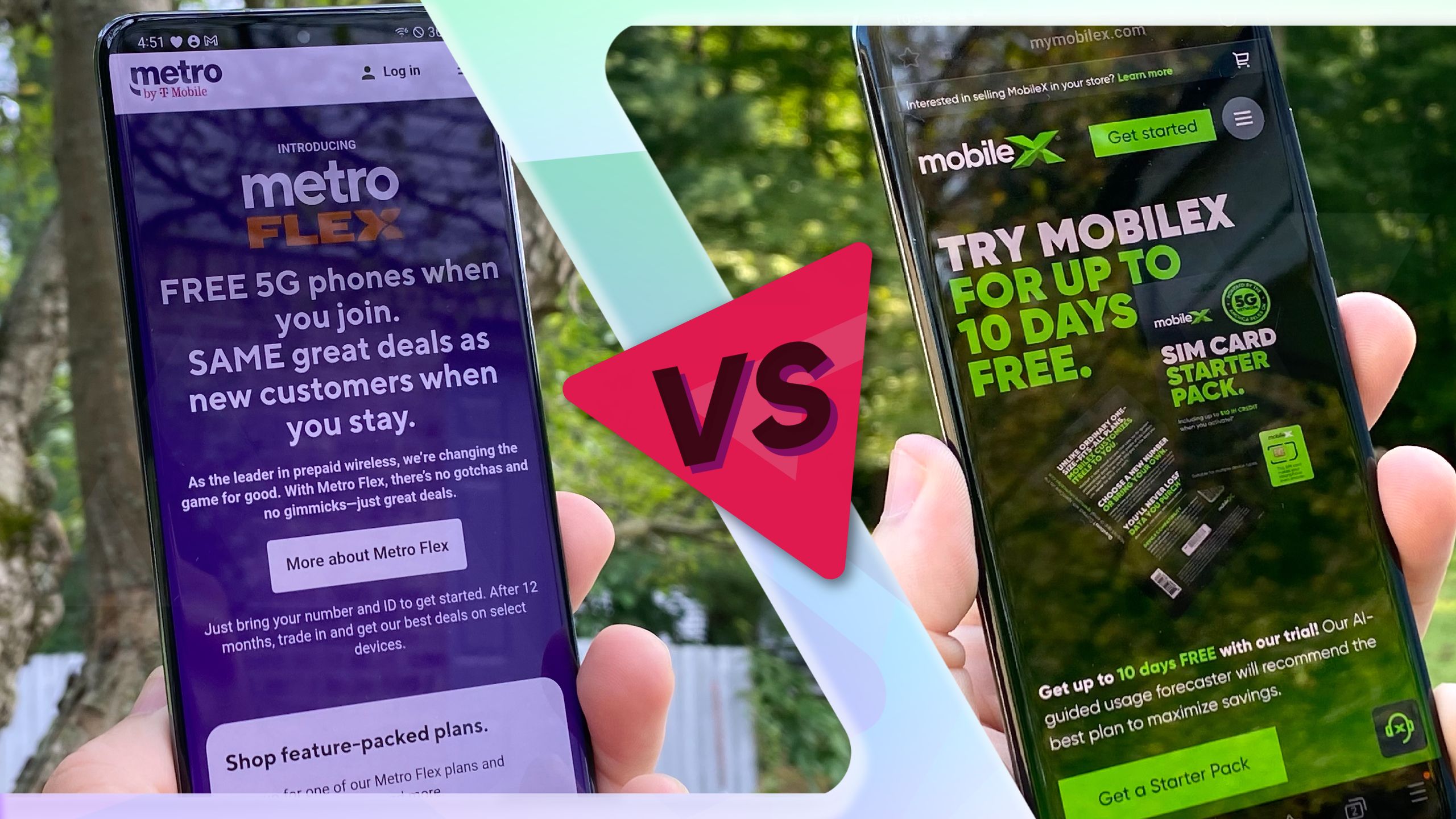Metro by T-Mobile vs. MobileX: How many lines are you bringing?