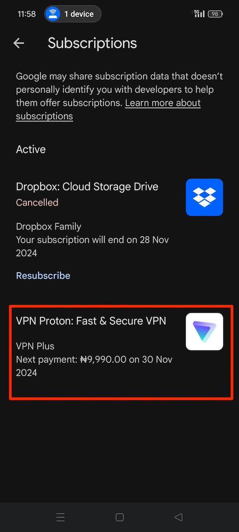 How to cancel your Proton VPN subscription