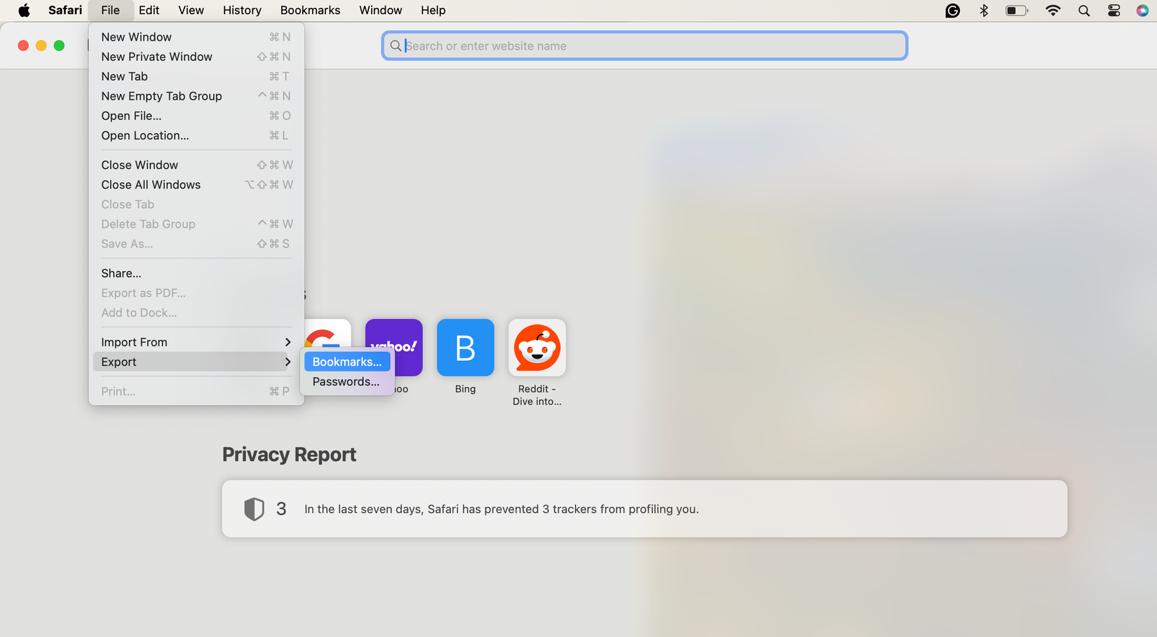 How to import Safari bookmarks into Chrome
