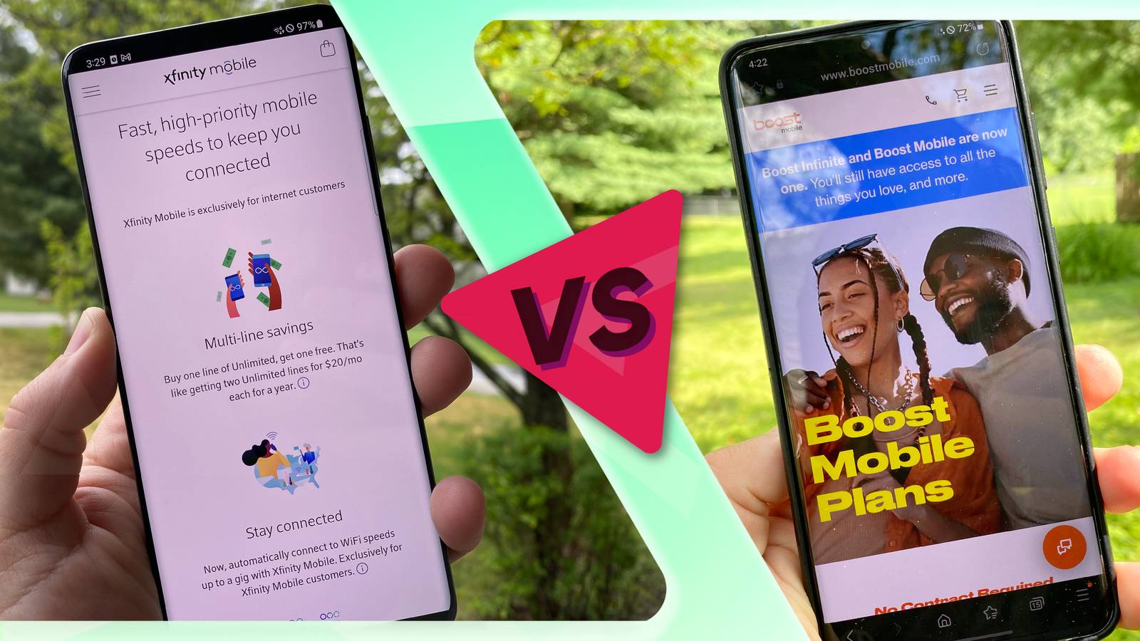 Xfinity Mobile vs. Boost Mobile: Two networks in one