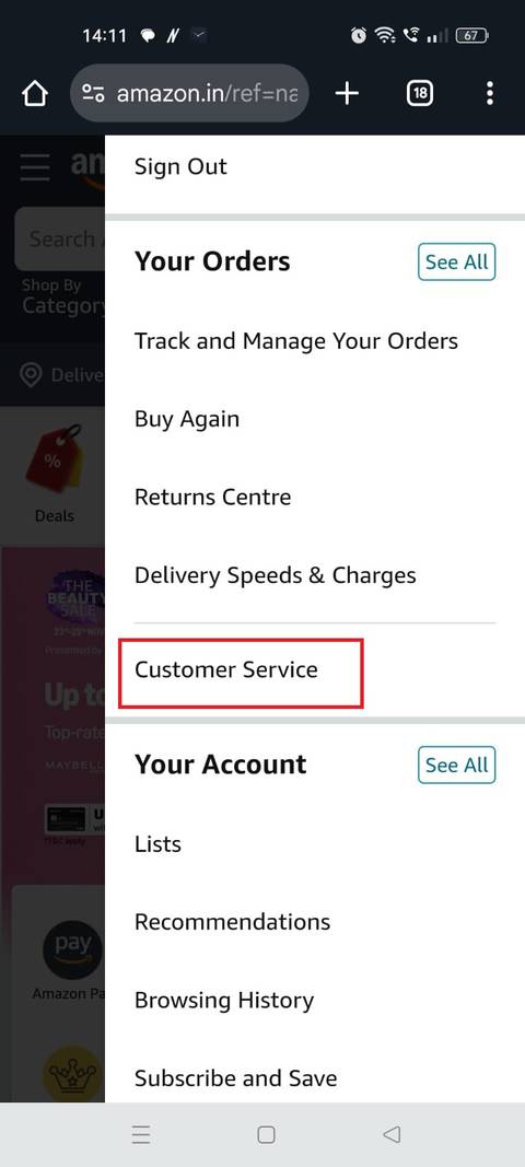 How to contact Amazon customer service by phone, email, or chat
