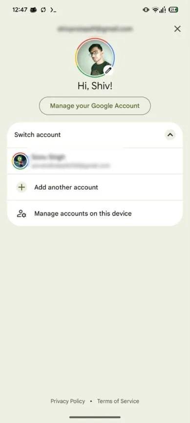 Google's account switcher redesign for Android is nearly here