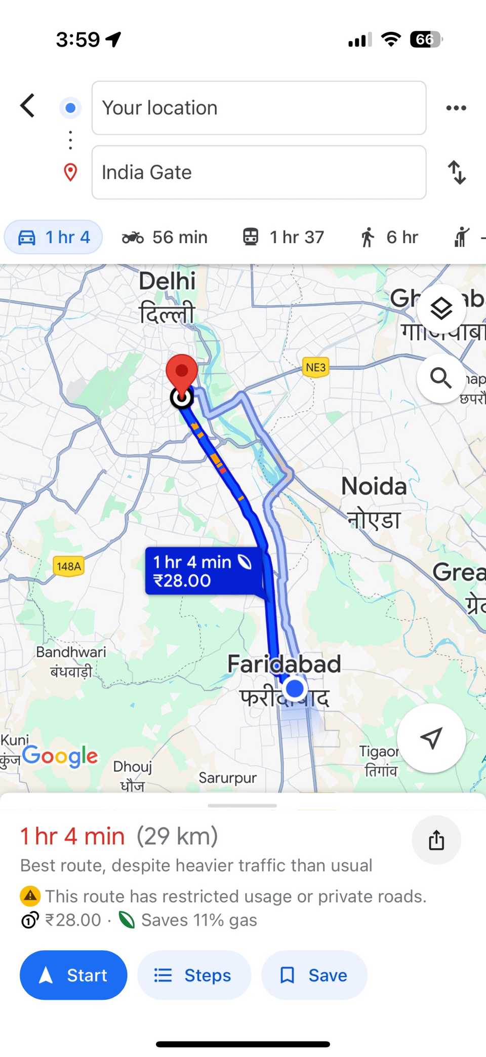 You can customize your car icon and color on Google Maps. Here's how