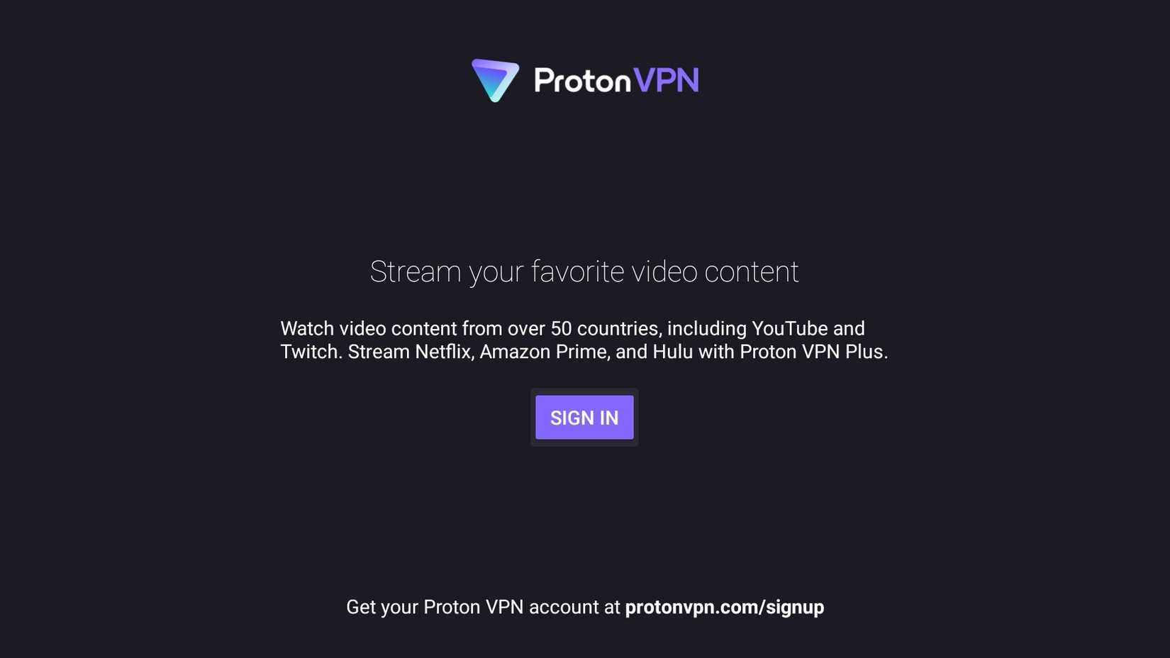 How to install Proton VPN on a Fire TV Stick