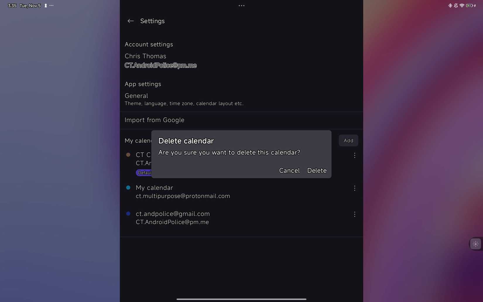 Google Calendar to Proton Calendar: How to import your calendar