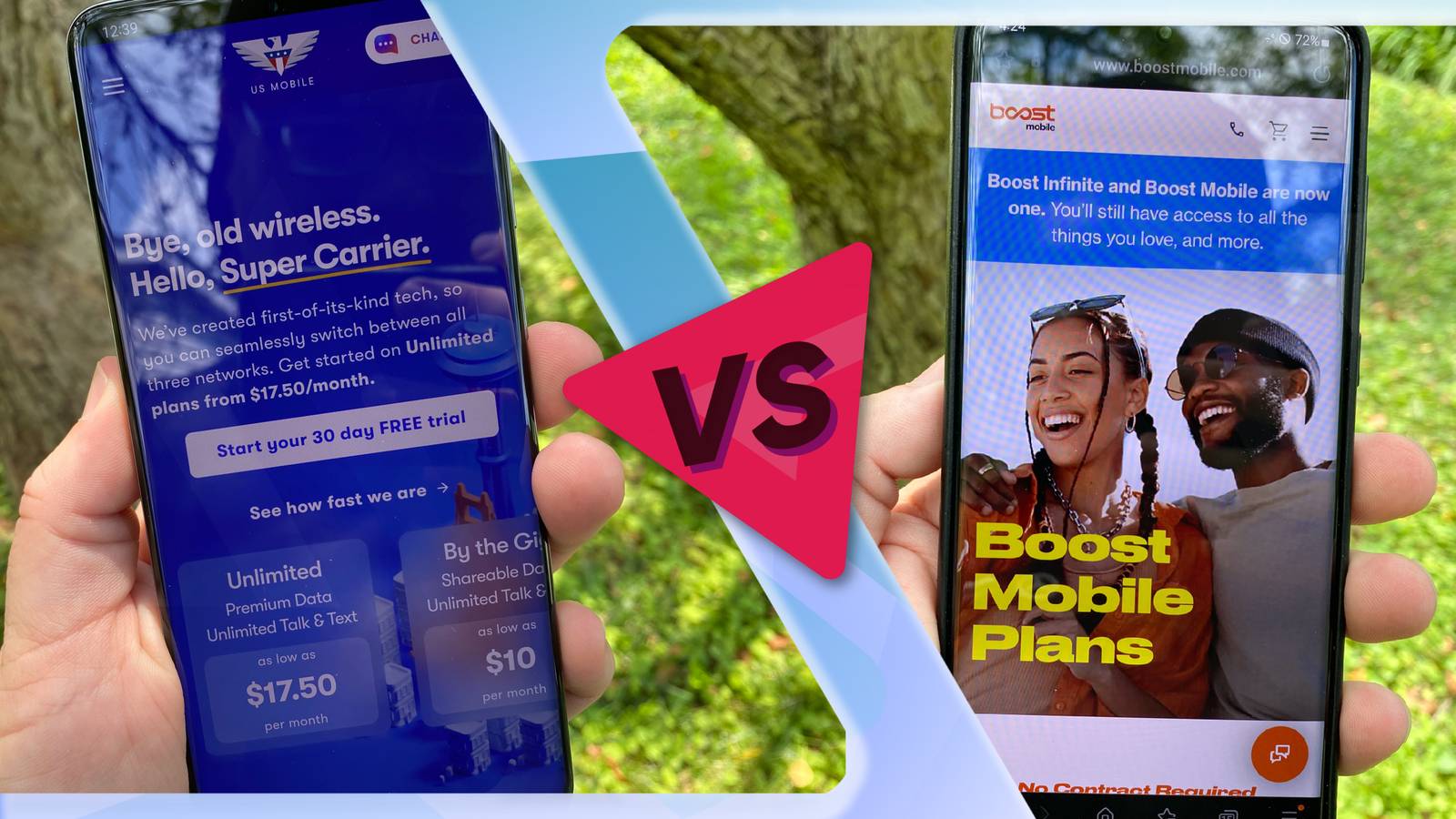 US Mobile vs. Boost Mobile: Four networks to choose from