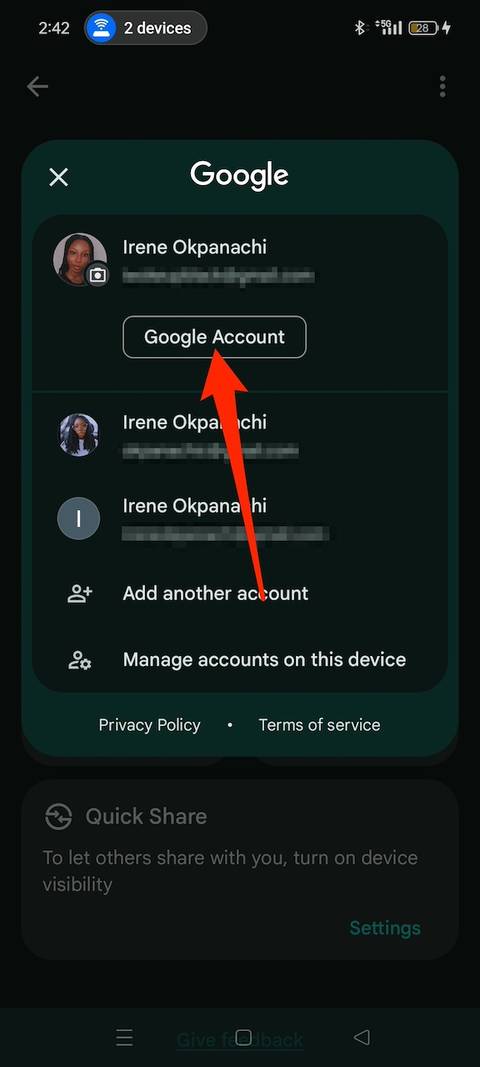 How to change your Android avatar