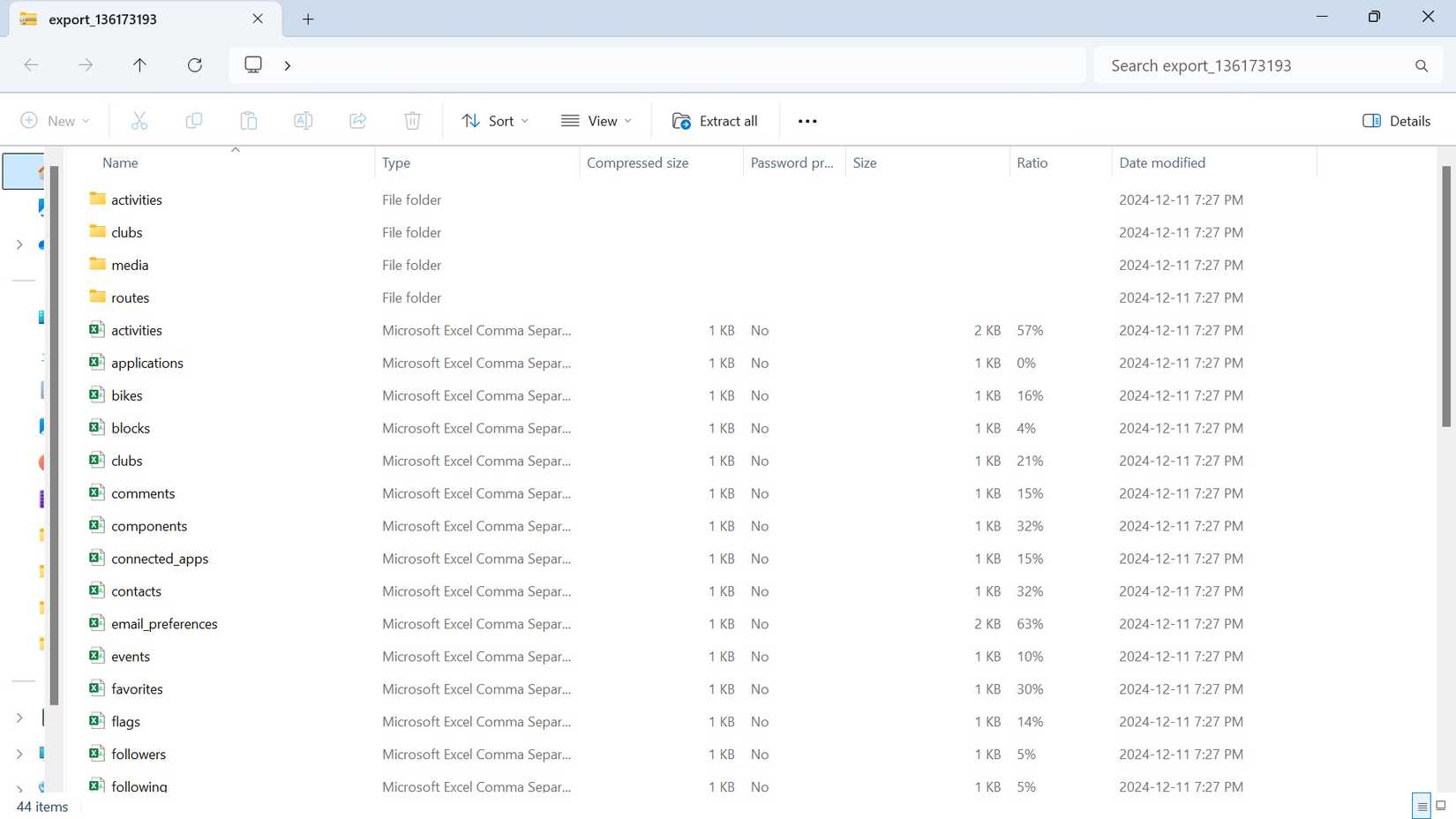 Strava: How to export account data