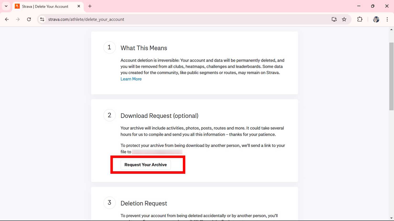 Strava: How to export account data