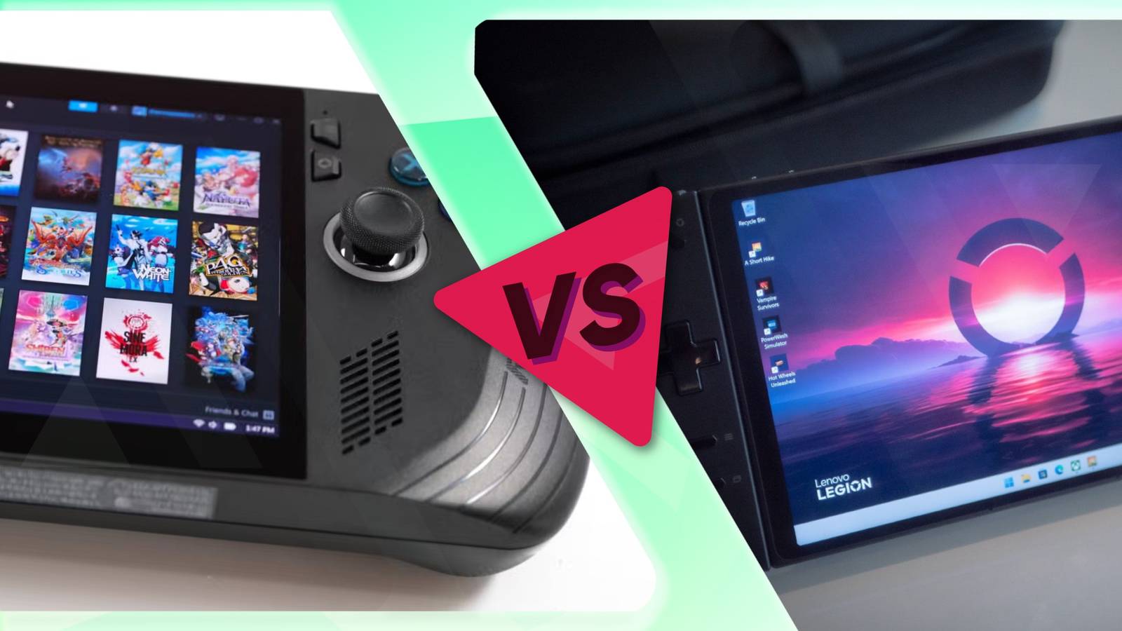 Asus ROG Ally X vs. Lenovo Legion Go: Power trumps versatility