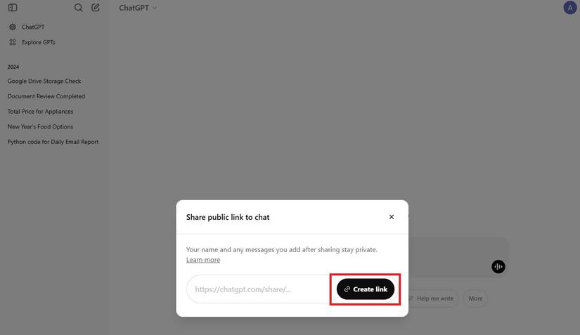 ChatGPT: How to share and export conversations