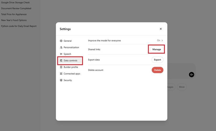 ChatGPT: How to share and export conversations